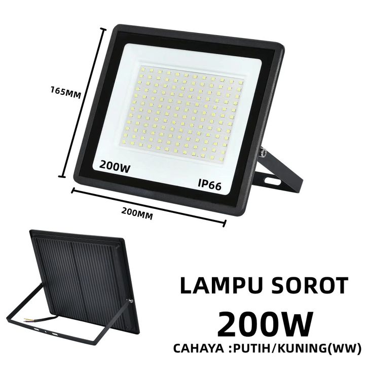 Lampu Sorot LED Murni 10W 20W 30w 50w 100w 150w 200w 300w 400w Outdoor Tembak 10watt 20watt ...