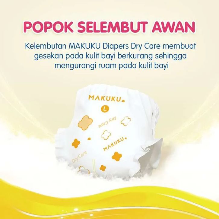 PAKET 6 BALL POPOK BAYI MAKUKU dry care diapers PAMPERS ANAK UKURAN NB ...