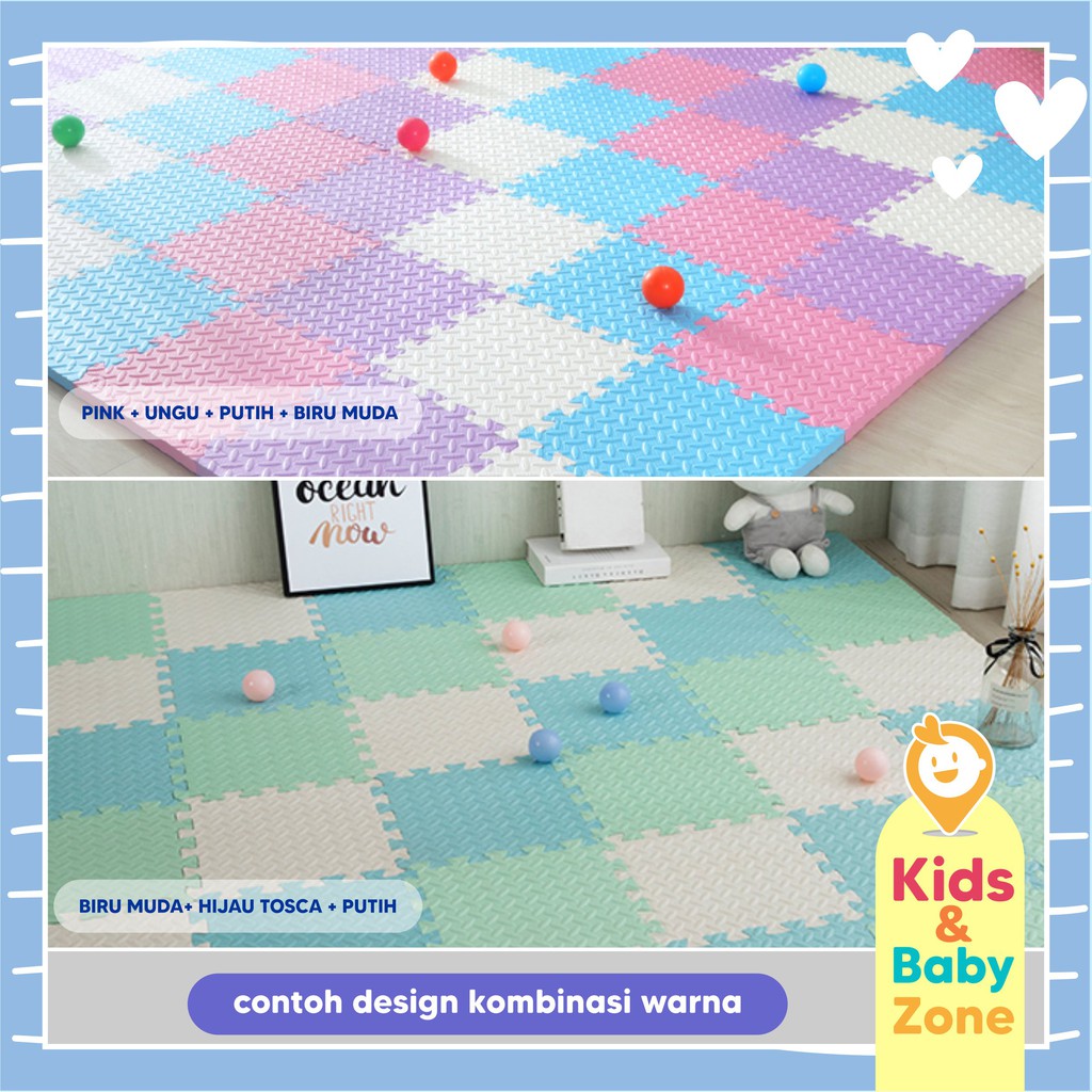 KBZ KARPET PUZZLE ALAS LANTAI POLOS 30 X 30CM X 1,2CM