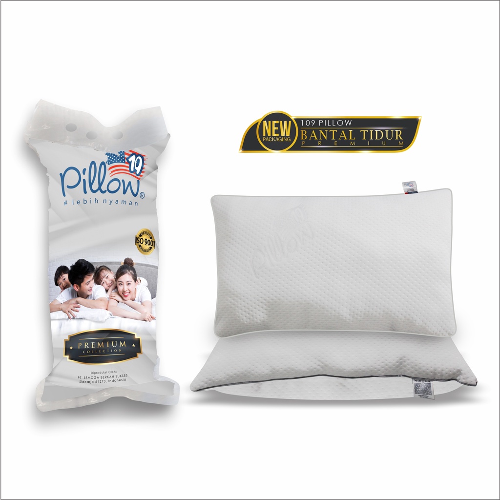 Bantal hotel guling tidur premium knitting tebal jumbo size empuk anti alergi bacteria memory foam dacron silikon