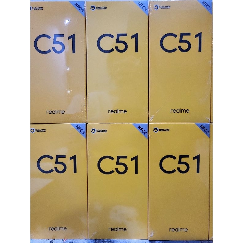 REALME C51 4/128 NFC | C 51 4/64 GARANSI RESMI REALME INDONESIA