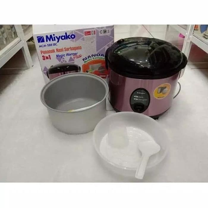 MIYAKO MAGIC COM 1.8 LITER MCM 508 SBC / MEJIKOM / RICE COOKER MURAH ...