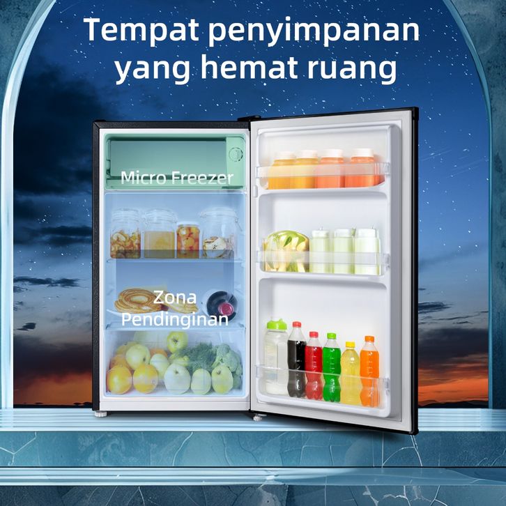 kulkas freezer Changhong 1 Pintu kulkas sayur 100 Liter /Lemari Es 2 ...