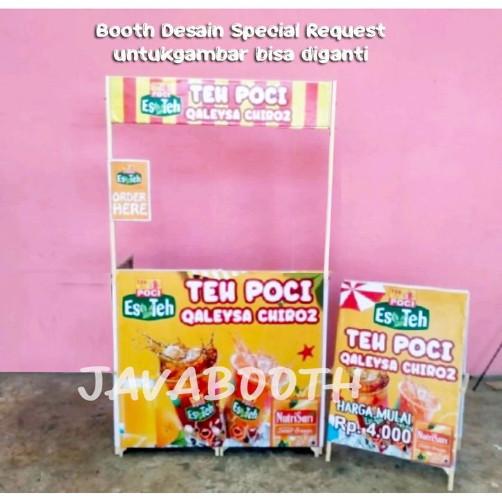 Booth Portable Jualan Booth portable / Gerobak Lipat/ Jumbo Bonus Meja Kompor Atau Meja Samping ...