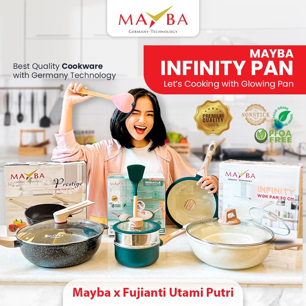 MAYBA GERMANY PANCI MPASI BABY COOKWARE FU SET 16CM - PERAATAN PANCI ...