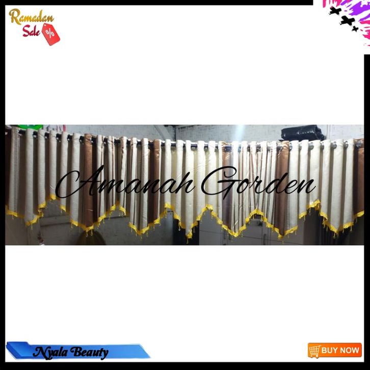 Gorden Poni Gorden Blackaot Poni Gorden Atas Pintu Jendela Poni Pisah ...