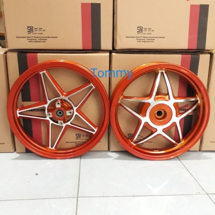Velg Vrossi Orbit Bintang Mio lama Sporty Smile Soul GT Fino Nuvo Mio j ...