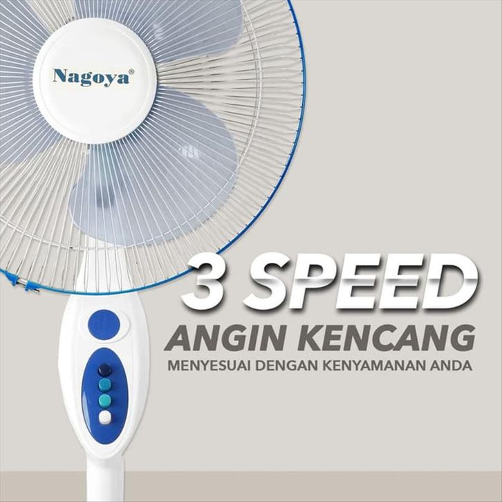 NGY Stand Fan 3in1 / Kipas Angin Berdiri Dinding 18 inch | NGY-1803SF