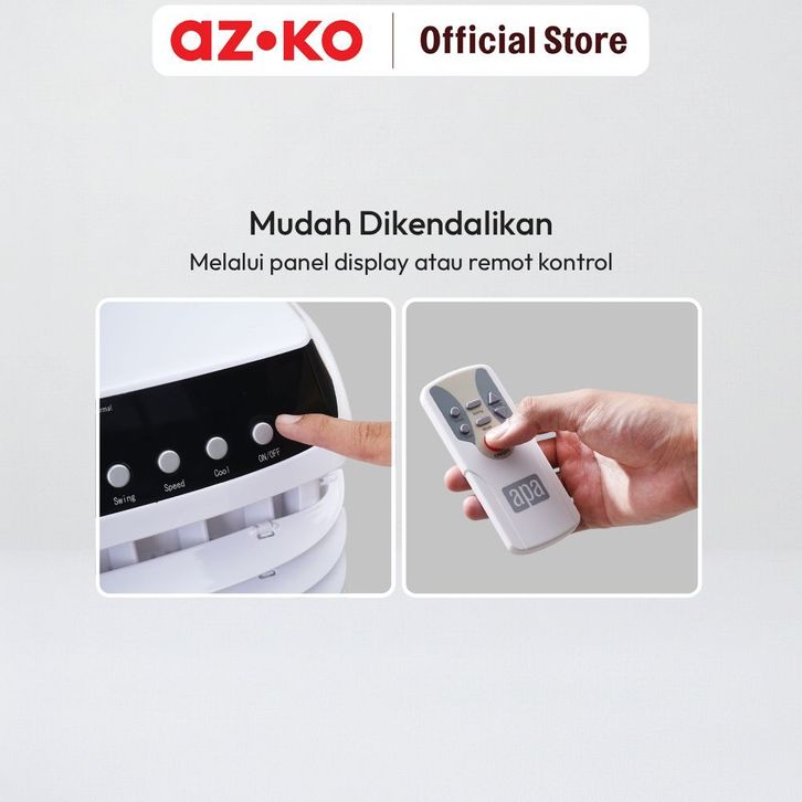 air cooler dingin terbaik AZKO Apa 10 ltr Air Cooler 1200cmh - Putih ...