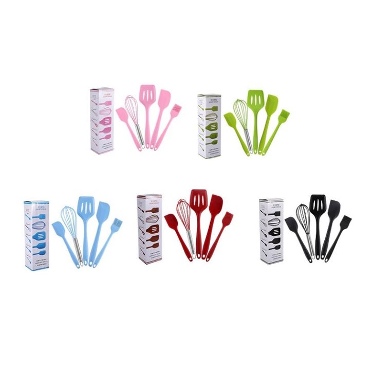 IZUNA H002 SPATULA SET SET ALAT MASAK 5 IN 1 / SPATULA SILIKON 5 IN 1 ...