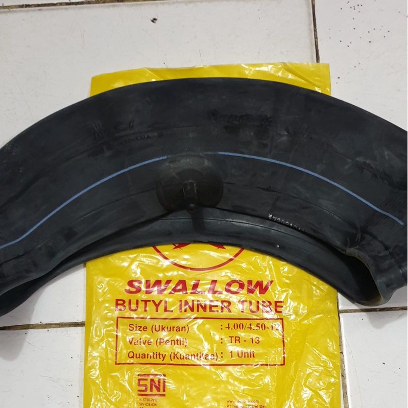 BAN DALAM MOTOR RODA 3 400/450-12 VIAR TOSSA NOZOMI KTM GAJAH DLL SWALLOW