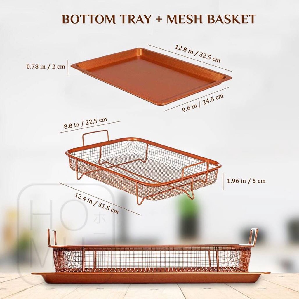 COOPER CRISPER TRAY FIKA / OVEN TRAY / PENIRIS MINYAK / COOLING RACK ...