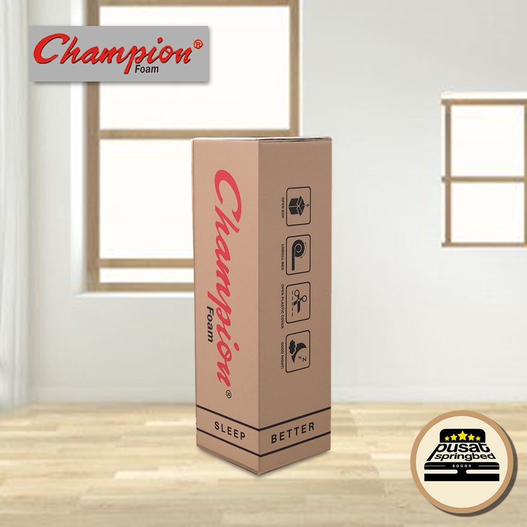 KASUR BUSA IN A BOX - CHAMPION STANDARD FOAM SERIES - MATTRESS IN A BOX