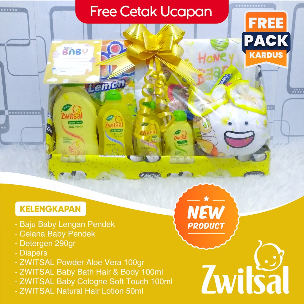 PARCEL BAYI ZWITSAL PARSEL KADO ZWITSAL BABYGIFT SET - GRATIS ONGKIR ️TANPA DP