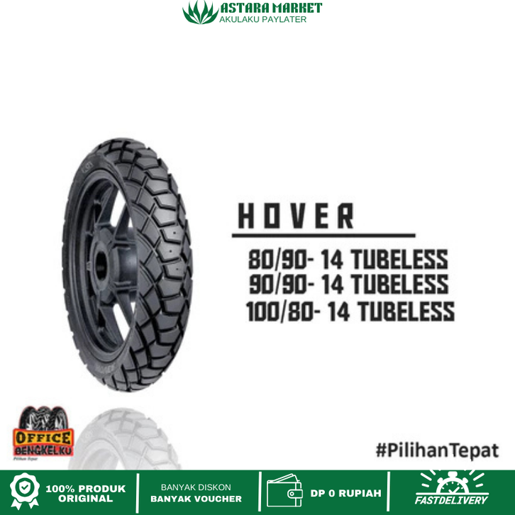 ban motor ring 14 BAN FDR HOVER TUBELESS MOTOR MATIC Ring 14 Dual Purpose