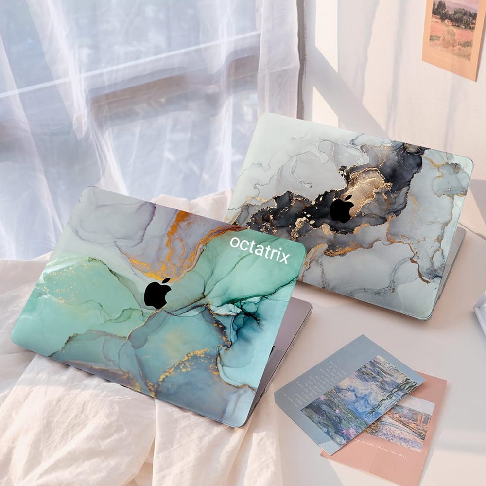 PREMIUM MACBOOK CASE MARBLE PINK COLORFUL SERIES EDITION FOR NEW ...