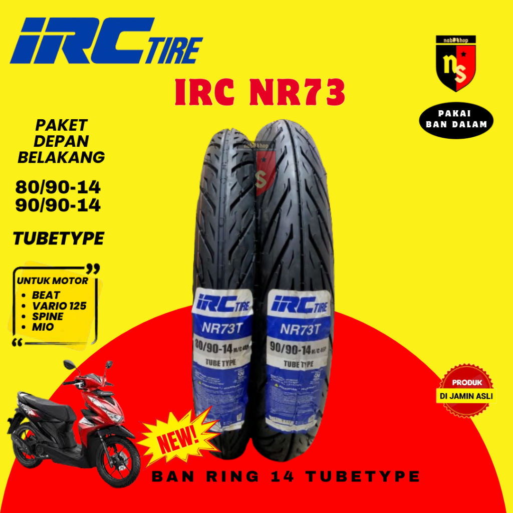 ban ring 14 Paket Ban Motor IRC SS 530 80/90 Dan 90/90 Ring 14 Bukan ...