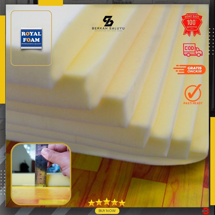 Busa kuning Royal Foam empuk ukuran 150 cm x 100 cm x 3CM