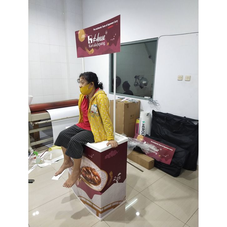 Booth portable jualan booth portable gerobak lipat angkringan event ...