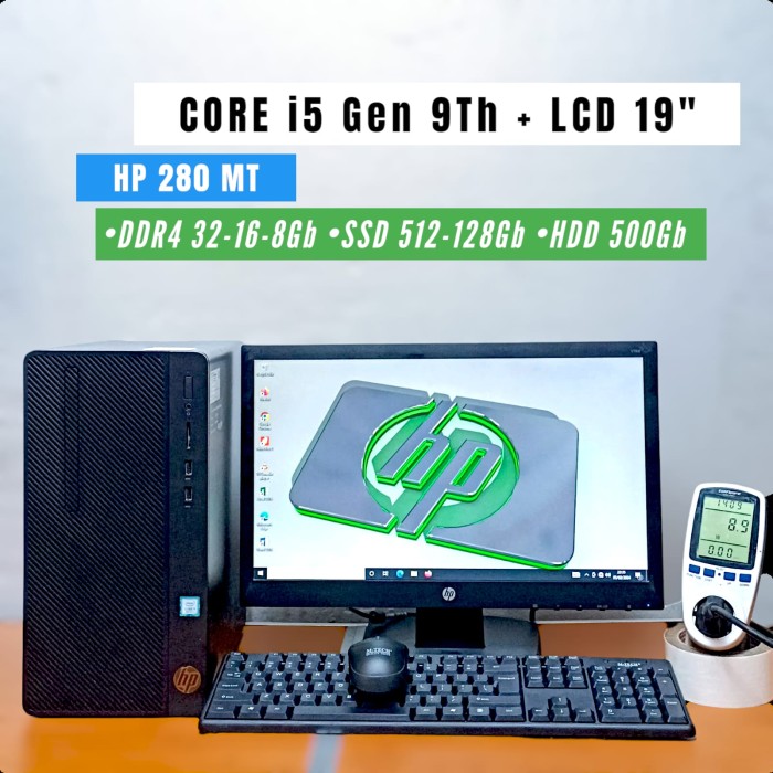 KOMPUTER PC CPU BUILT UP CORE I5 SSD SEDIA SPEK GAMING DESAIN GRAFIS ...