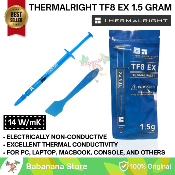 THERMALRIGHT TF8 1.2G ORIGINAL THERMAL PASTE PASTA PROSESOR PROCESSOR - TF8