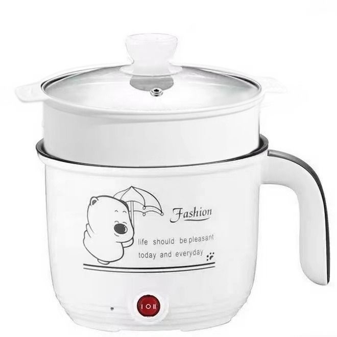Panci Listrik Elektrik Cooker Stainless Steel Teflon Cooking Pot