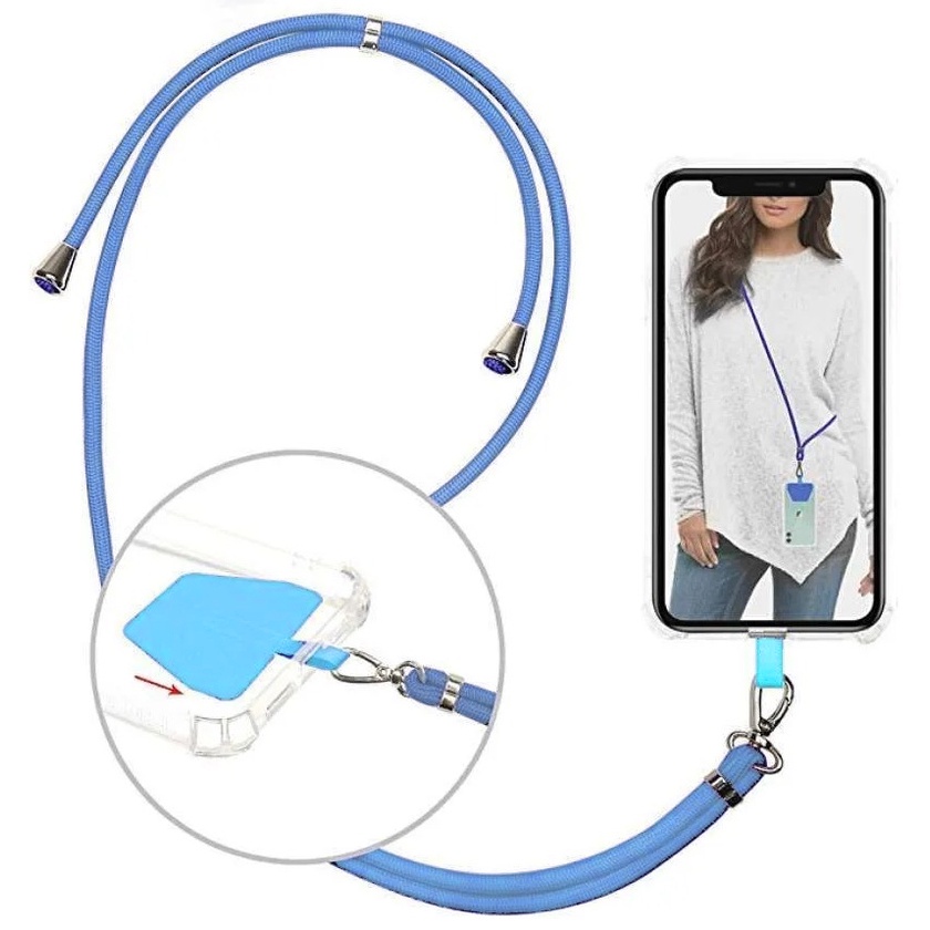 Tali Case Gantungan Warna Handphone Karet Tali HP Lanyard Silicone