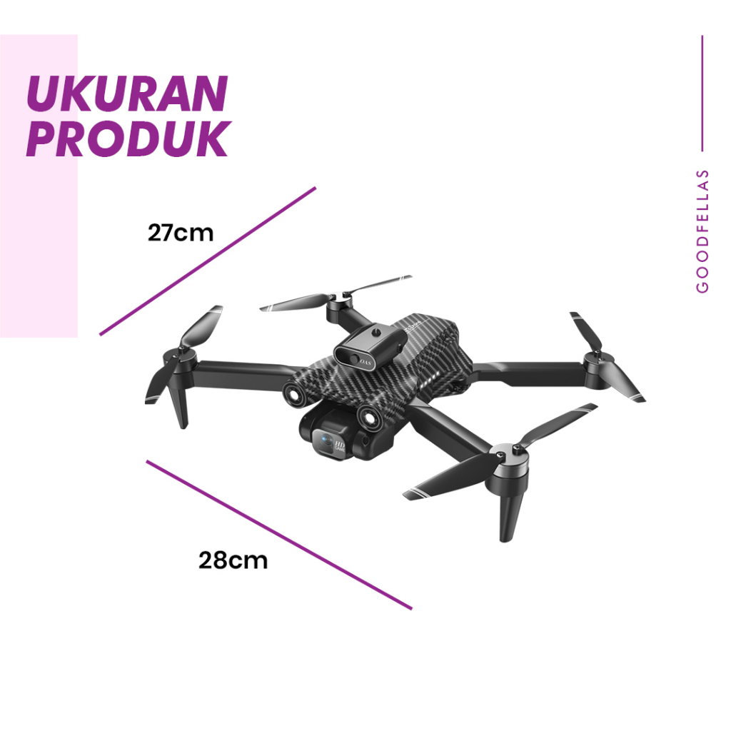 DRONE A13 DUAL CAMERA BRUSHLESS MOTOR OPTICAL AVOIDANCE SENSOR 360 ...