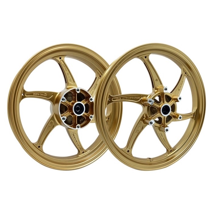 VELG VND RACING SIX STAR - NINJA RR 150 / NINJA R / NINJA SS - HITAM GLOSSY