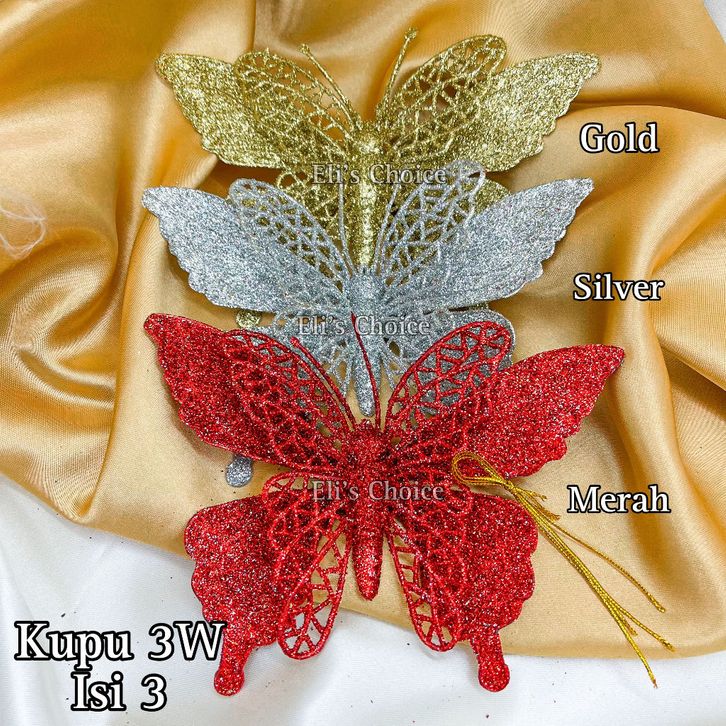 LENGKAP AKSESORIS GANTUNGAN POHON NATAL / HIASAN DEKORASI ORNAMEN POHON ...