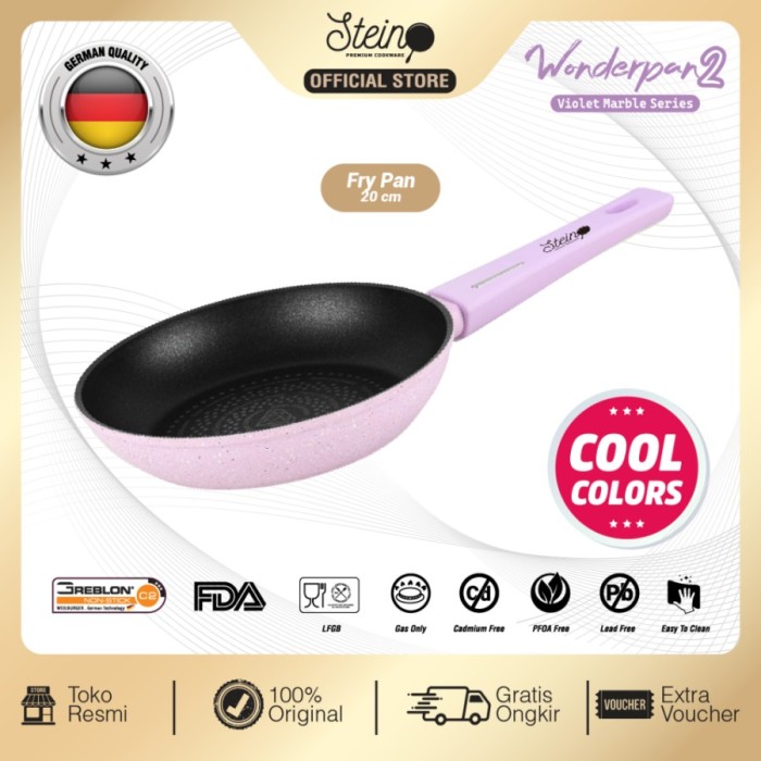 STEINCOOKWARE STEIN COOKWARE WONDER PAN WONDER-PAN LILAC GLOW BLUE MIN ...