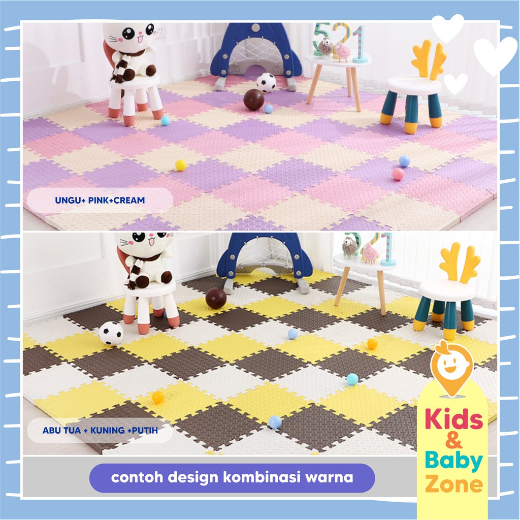 KBZ KARPET PUZZLE ALAS LANTAI POLOS 30 X 30CM X 1,2CM