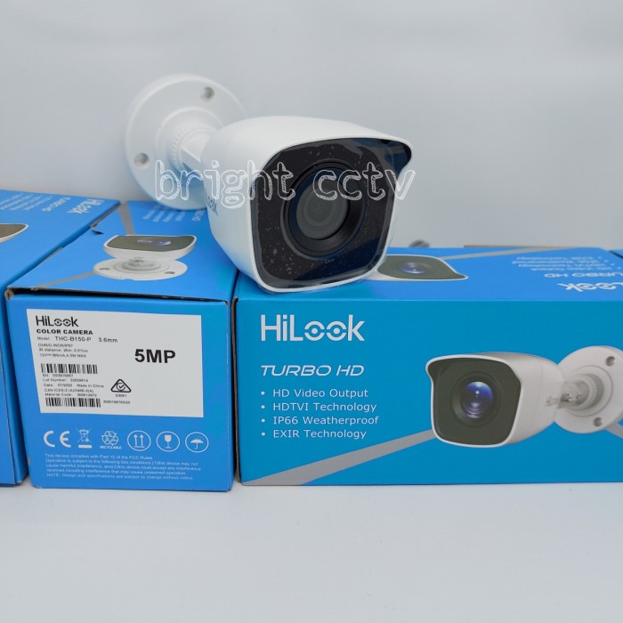 CAMERA CCTV OUTDOOR HILOOK 5MP 2560P THC-B150-P