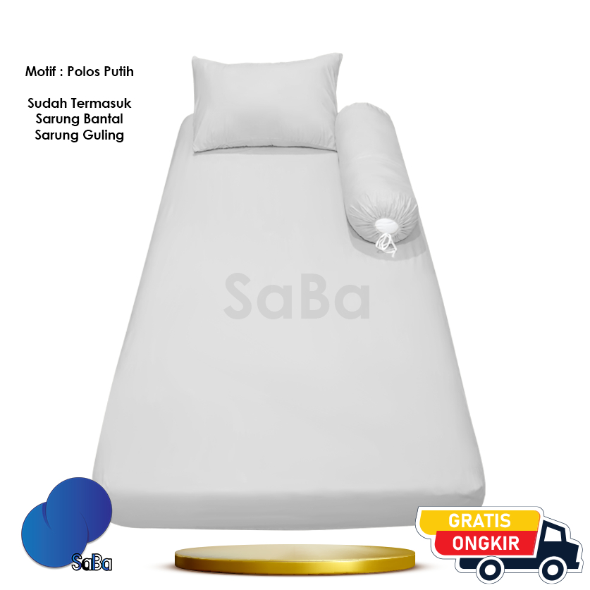 SPREI POLOS 90X200 SPREI SINGLE - SUDUT KARET