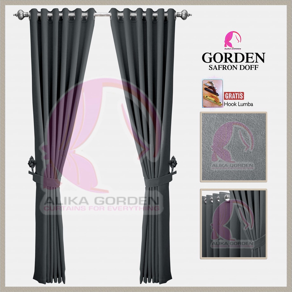 GORDEN JENDELA BLACKOUT MOTIF SAFRON TIRAI JENDELA MINIMALIS GORDENG ...