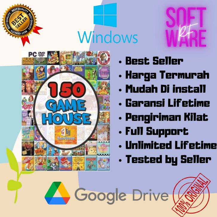 150 Game House PC Game Original Game Offline