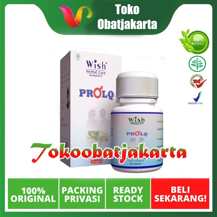 PROLQ ASLI ORIGINAL OBAT HERBAL WISH PRO LQ DR.BOYKE SUPLEMEN PENAMBAH ...