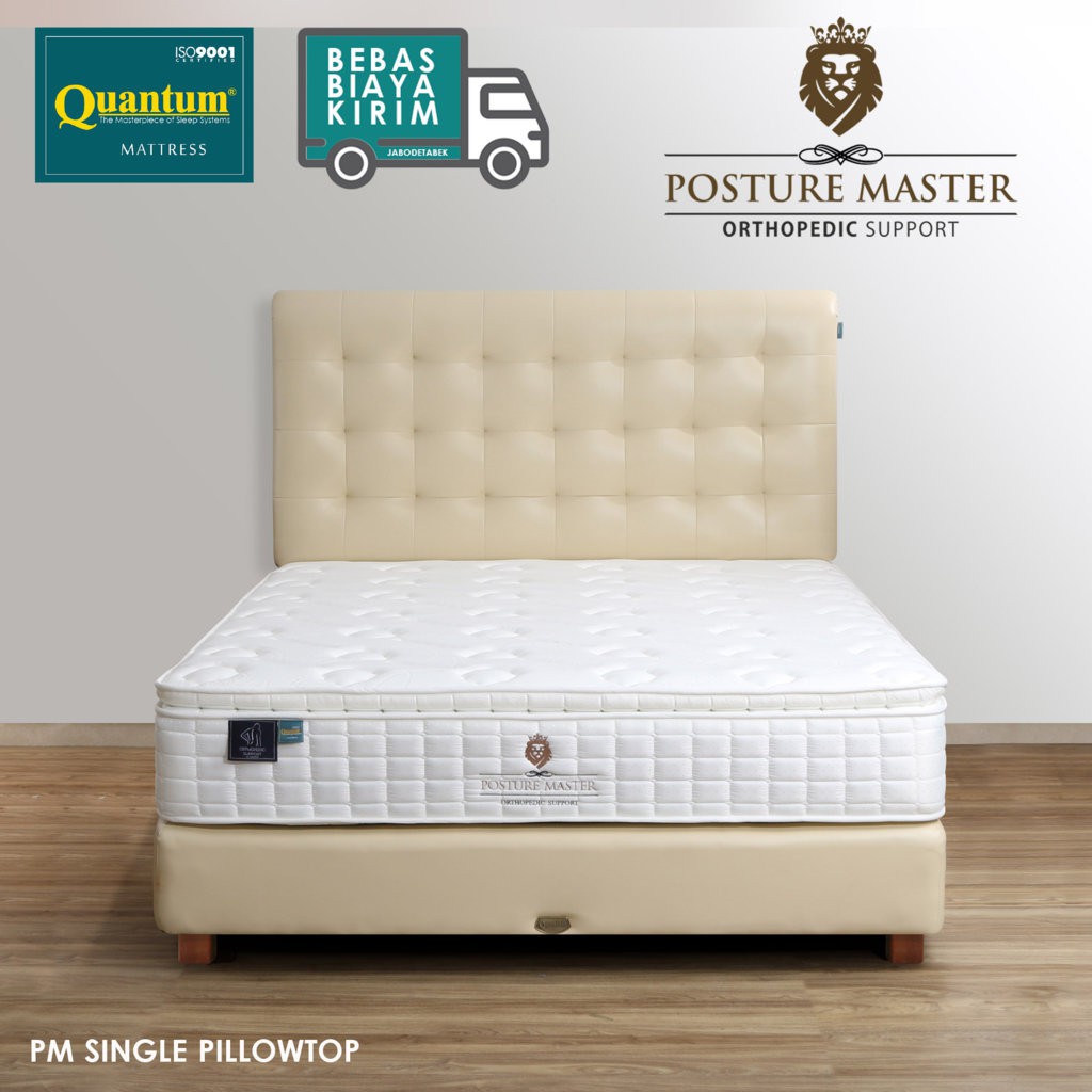 KASUR/BED QUANTUM KASUR ORTHOPEDIC POSTURE MASTER SINGLE PILLOWTOP