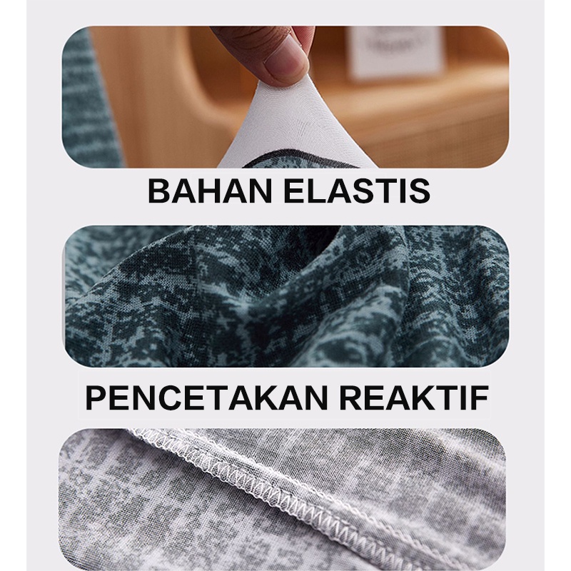 PENUTUP SOFA ELASTIC COVER SOFA BED PATTERN MODERN MENARIK SARUNG SOFA ...