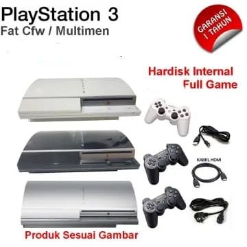 PS3 FAT CFW FULLSET 2 STIK HD 500GB