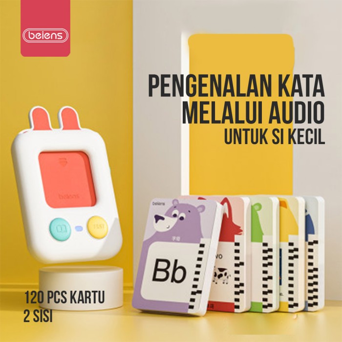 BEIENS LEARNING ALPHABET FLASH CARD MAINAN KARTU FLASH BELAJAR HURUF ...