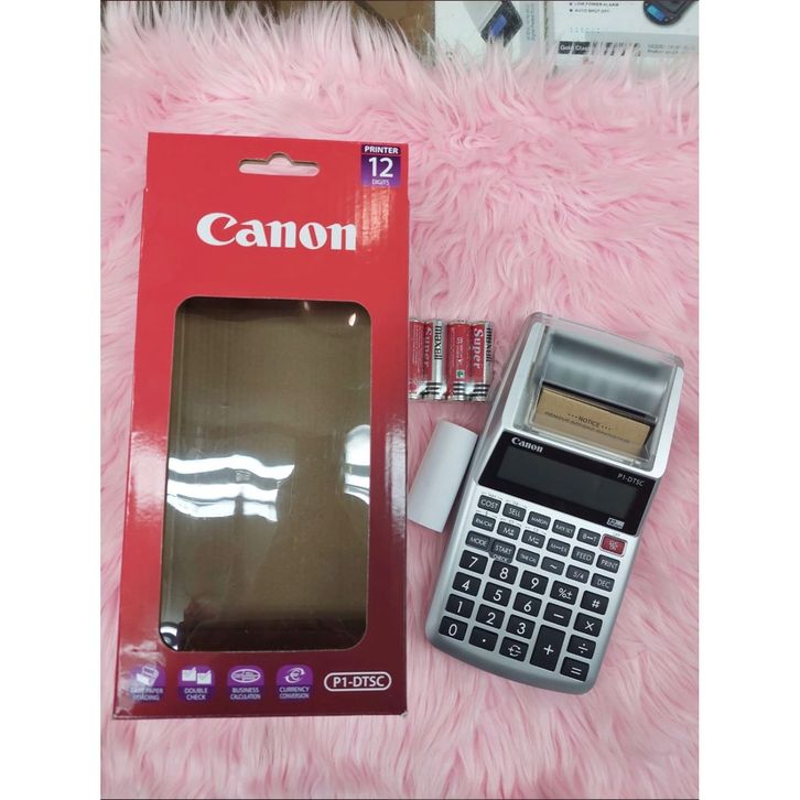 Kalkulator Canon printing 12 digit P1 DTS Kalkulator print struk canon