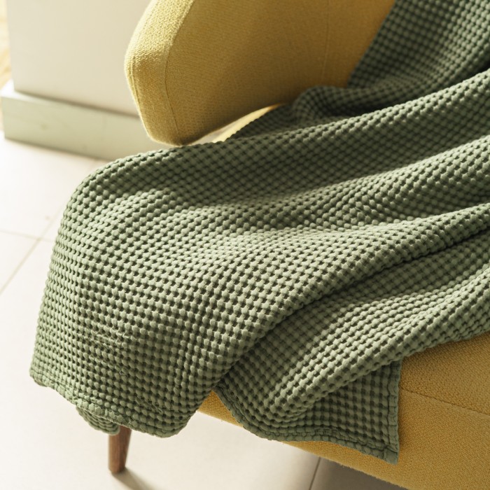 SELIMUT / ORGANIC COTTON BLANKET - 100 PERSEN EGYPTIAN COTTON - TERRACOTTA