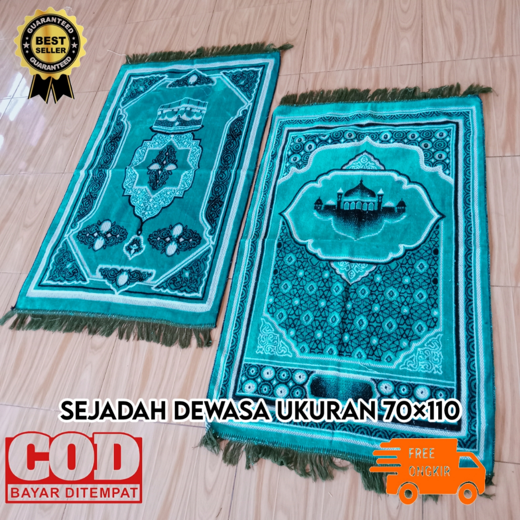 SEJADAH DEWASA UKURAN 70X110 BENANG PUTIH/SEJADAH DEWASA PREMIUM ...