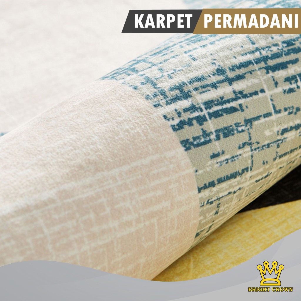 BRIGHT CROWN KARPET LANTAI EROPA PREMIUM 100X160CM GAYA EROPA BAHAN ...