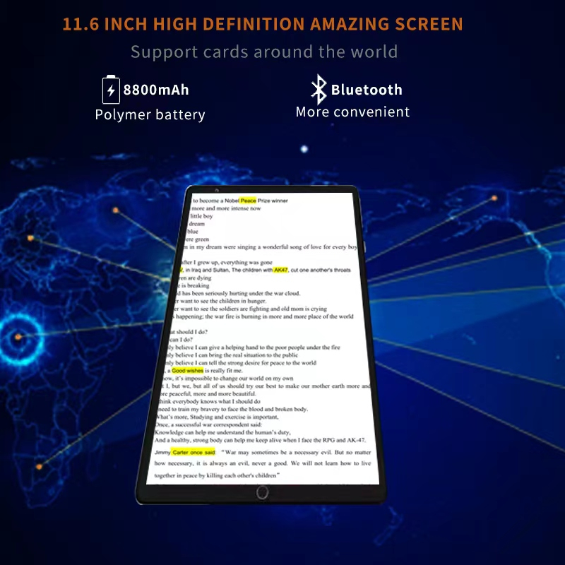 TABLET PC GALAXY K960 BARU 12GB + 512GB ANDROID 11.6 INCI LAYAR FULL ...