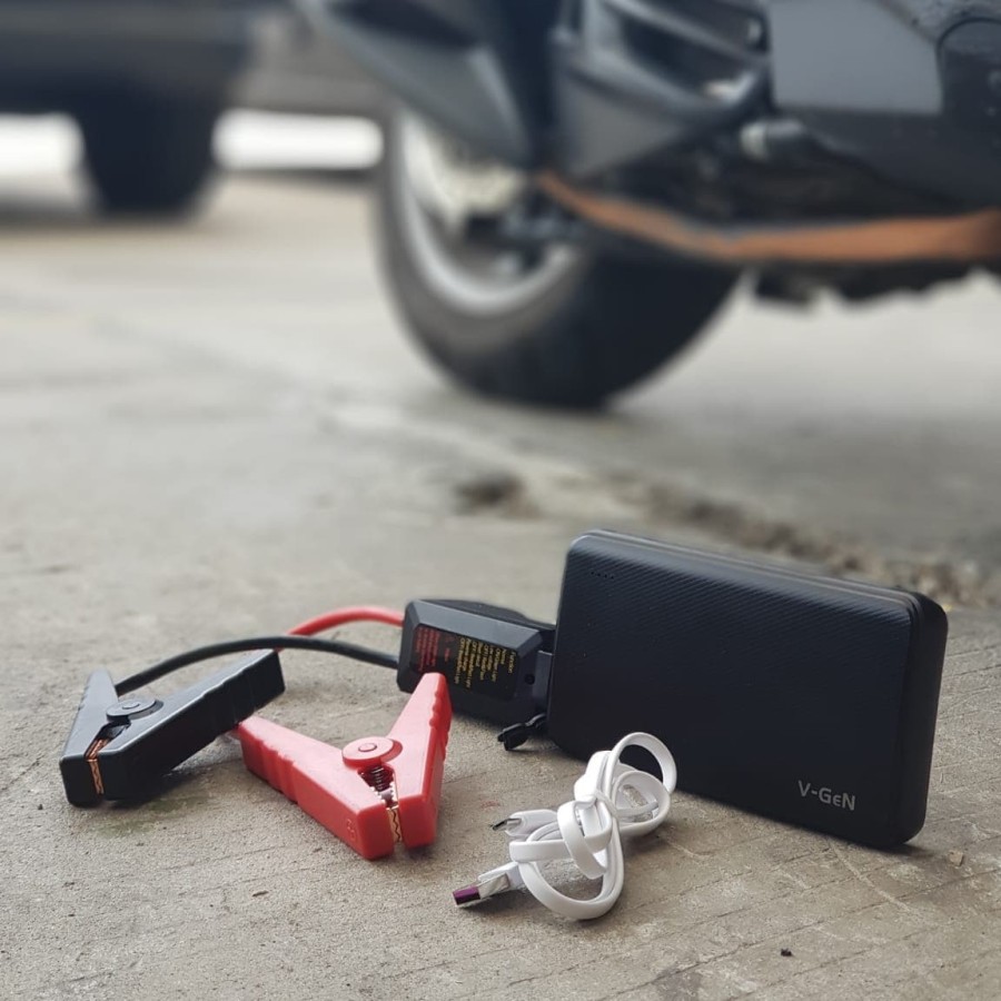 POWERBANK JUMP STARTER 7200MAH V-GEN POWER BANK JUMPER AKI MOBIL VGEN