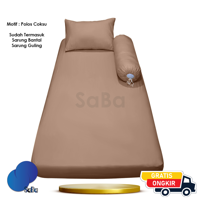SPREI SET POLOS UKURAN 120X200 90X200 WARNA ABU MAROON HIJAU NAVY KUBUS ...