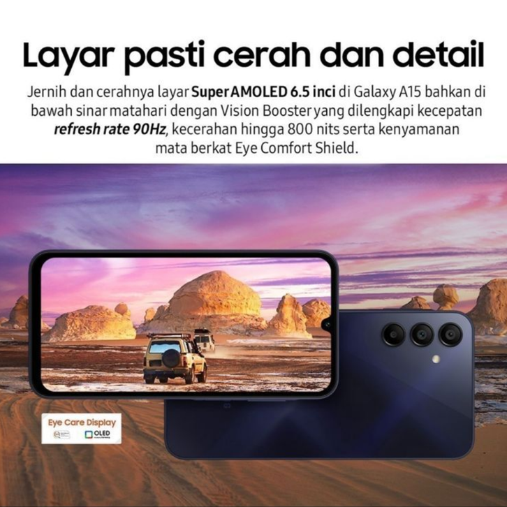 (OFFICIAL STORE) HP Samsung Galaxy A15 8/256GB Super AMOLED Display ...