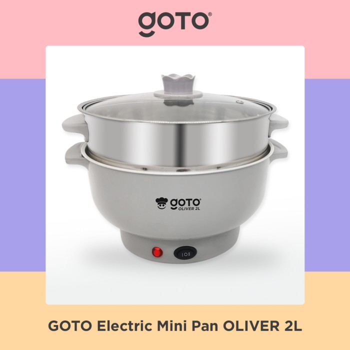 PANCI LISTRIK GOTO OLIVER ELECTRIC PAN 2L FRY PAN PORTABLE PANCI ...